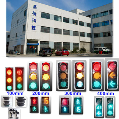 Faces Suspended Traffic Light System Of Die Casting Iron Traffic Light ...